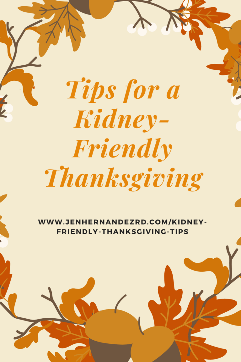 Tips for a Kidney-Friendly Thanksgiving : Plant-Powered Kidneys