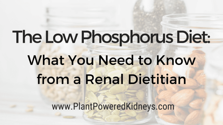 Low Phosphorus Foods: Your Guide to The Low Phosphorus Diet - Plant ...