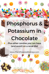 Kidney-Friendly Candy: Potassium in Chocolate and more!