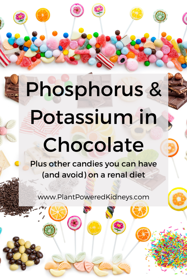 Kidney-Friendly Candy: Potassium in Chocolate and more!