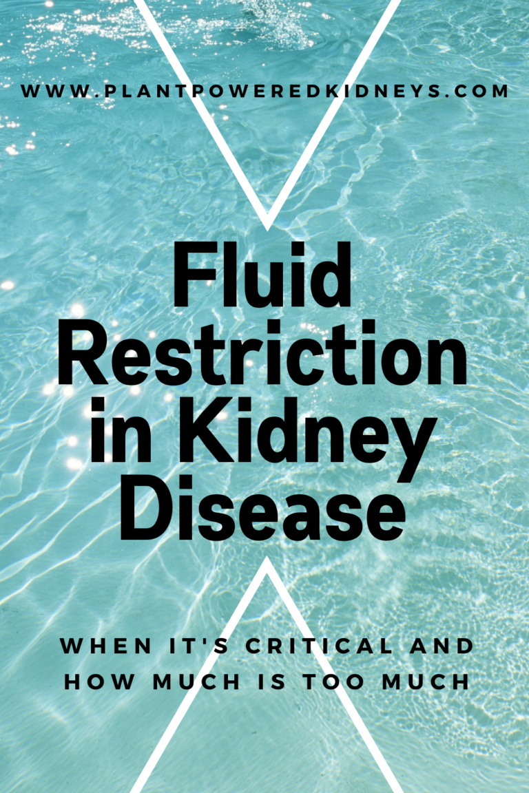 Fluid Restriction in CKD: When It's Critical and How Much is Too Much
