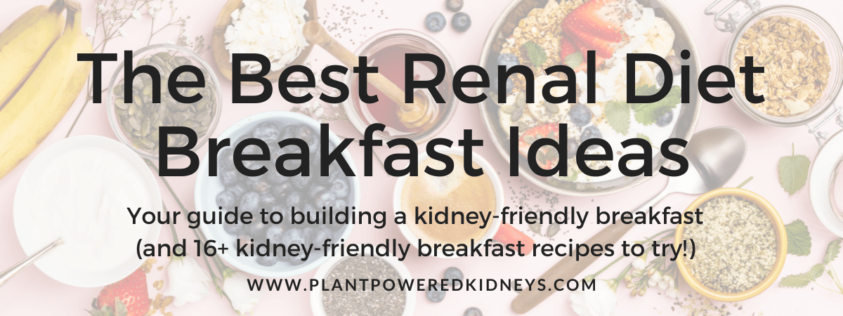 16+ Renal Diet Breakfast Ideas!